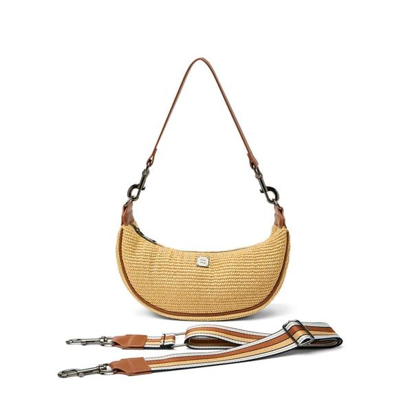 THINK ROYLN | Bags | New Think Royln Womens Moonlighting Raffia Bag In ...